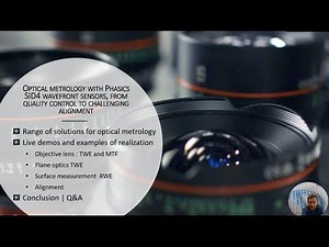 Optical metrology with Phasics SID4 wavefront sensors, from quality control to challenging alignment
