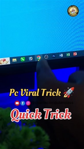 3.8K views · 25 reactions | How to quickly open apps using taskbar tricks @highlight46921061692106181:49210:@1:49210:@highliighlight] #tricht] #tricks #computs #computer #tips #shortcut #tutorial #highlight #Open #How | Aniket Kumar | Facebook