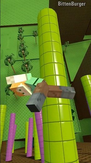 GMOD Physics demonstration | MINECRAFT vol.2 #minecraft #animation #funny #gmod #physics