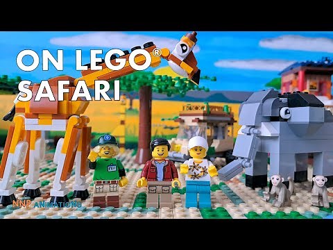 LEGO Wildlife in Action: A Safari Story Unfolds! | Lego Stop Motion