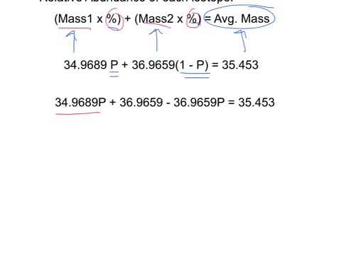 Solving for Percent Relative Abundance