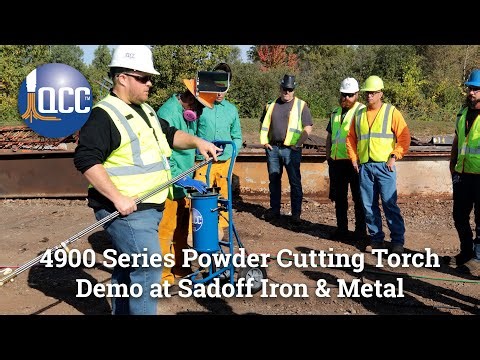 4900 Series Powder Cutting Torch Demo | Sadoff Iron & Metal in Green Bay, WI