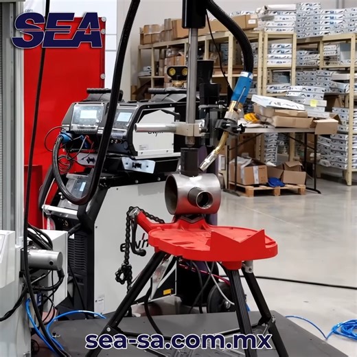 Demostración de equipos ✅ ProArc MP-1212 y ✅ PW-150 en una celda de trabajo automatizada para piezas cilíndricas (boca de pescado). Se realizó soldadura de tubos de acero de 6 mm de espesor, utilizando equipo ewm Phoenix XQ y antorcha TBi industries, con el que se obtuvieron excelentes resultados. Clic en el primer comentario para más información. #soldaduradetuberías #soldaduraautomática #equipoparasoldaduradetubos #ProArcPW25 #soldaduraverticaldetuberías #soldaduraenconstrucción #soldadurapara