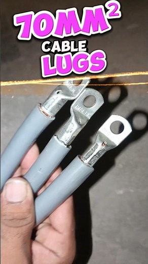 Incredible Technique 70 mm² Cable Copper Lugs | 70mm Cable Luga Termination