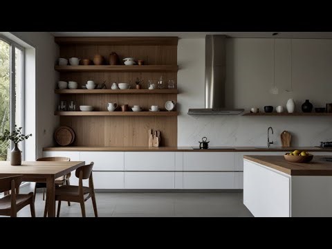 Functional Minimalist Open Shelving Ideas for Organizing Small Kitchens