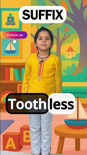 Learn the Suffix "-LESS" with Dishita! | English Made Easy for Kids #learnwithdishita