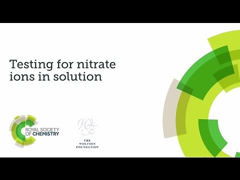 Practical skills assessment video - testing for nitrate ions in solution