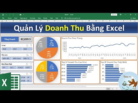 Quản lý doanh thu tự động bằng Excel (Dashboard Siêu Hay)