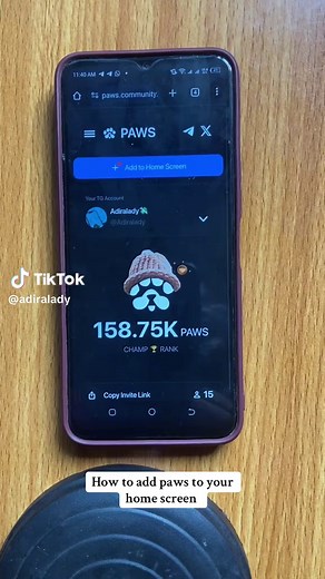 How to Add Paws to Your Home Screen: Easy Tutorial