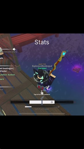 Merlin staff showcase #roblox #fisch