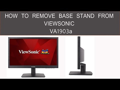 How to remove viewsonics monitor stand.#monitor #viewsonic #viralvideo
