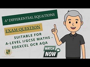 Tricky Differential Equation Exam Question Edexcel A-level Maths