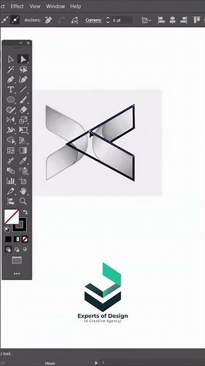 “Professional Logo Design in Adobe Illustrator 🔥|Step-by-Step Tutorial”#expertsofdesign #logo #like
