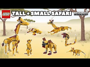 Tall and Small Safari LEGO 31112 Alternates