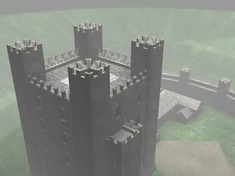 Devizes Castle - 3D reconstruction flythrough
