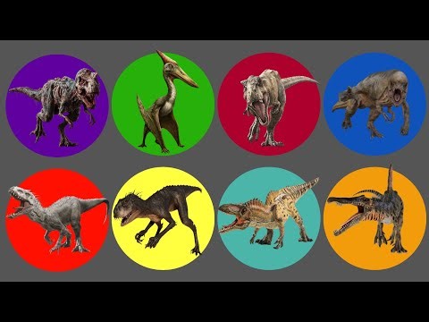 Jurassic World T-Rex, D-Rex, Scorpios Rex, Indominus Rex, Acrocanthosaurus, Spinosaurus, Pterodactyl