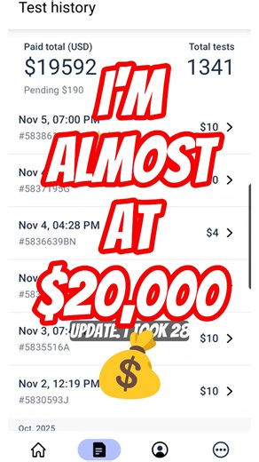 Over $19k 💰 | How Much Does User Testing Pay | Nov. Earnings | Make Money Online | #usertesting