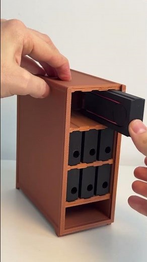 3d printed secret library book nook. #3dprinting #diy #bambulab