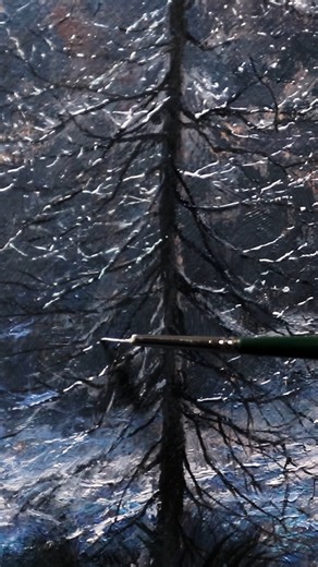 Andrew Tischler on Instagram: "I just put the brushes down on this piece. I’ve been chipping away for AGES, putting this thing on hold as I worked on commissions. I have fond memories of this frozen pond in Lawrence, in the South Island of New Zealand. Now I might paint it again, even BIGGER! Send it? Lemme know… #oilpainting #lawrencenz #landscapepainting #otago #realism #artdaily"