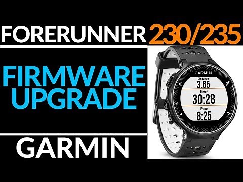 How To Update Software on Garmin Forerunner 230 / 235
