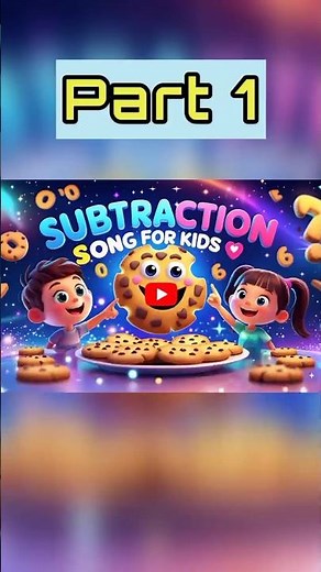 Learn Subtraction with Music #kids #kidssong #shorts