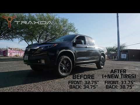 Ridgeline 3.5 inch lift kit install by Traxda