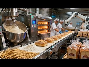 Inside a Modern Bread Factory From Wheat Grain to Wrapped Bread (Full Process)