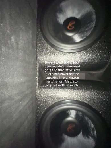 Setup- 2 12” kappa infinity’s with a 3200w Memphis amp cabin- rear deck is JL speakers front speakers infinity tweeters infinity still on factory amp tho for cabin side nd have a Sony bottom deck screen as well total price is about 1,500$ so far #subwoof #bassboosted#music #basshead