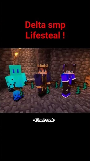 Pov: lifesteal op delta mc. #minecraft #deltamc #delta #Dinobeast #fyp
