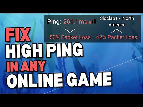 How to fix HIGH PING and PING SPIKES for Gaming