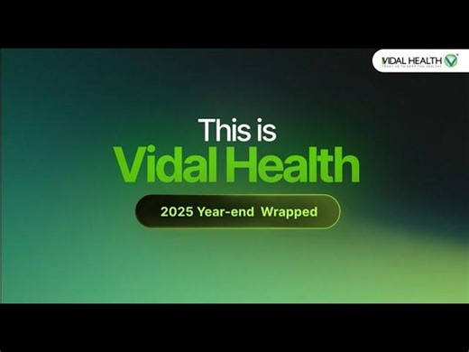 Vidal Provider Portal – 2025 Year Wrapped | Dr.Niki Mehta