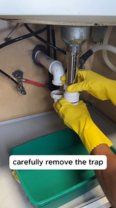 If you’ve never cleaned your P-trap before… this is your sign. It’s a quick job that can prevent clogs, odors, and plumbing problems down the line. 🏠 Follow me for more home maintenance tips 📩 Comment 'emails' to get home maintenance reminders delivered to your inbox every week | Weekly Home Check