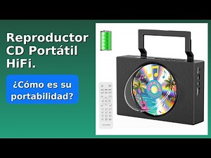 RESEÑA (2025) : Reproductor CD Portátil HiFi. DETALLES ESENZIALES
