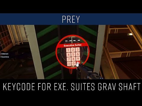 Prey Keycode for Executive Suites Grav Shaft elevator inside Crew Quarters