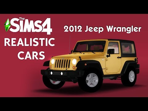 2012 Jeep Wrangler - The Sims 4 Realistic cars by Breeze Motors