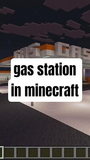 Minecraft gas station