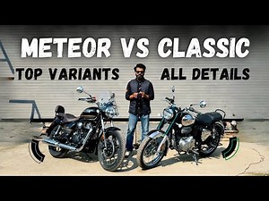 Meteor 350 vs Classic 350 | Top Variants | Detailed Comparison | Motorxone