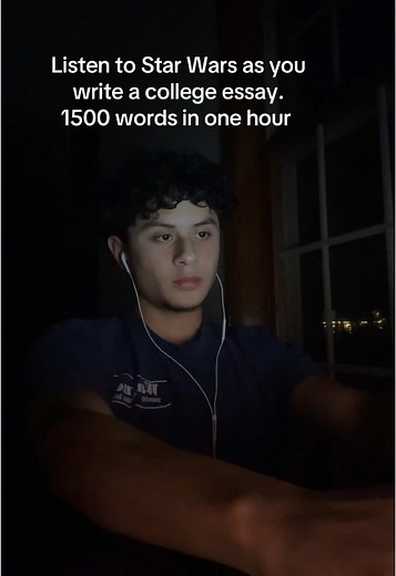 Writing a College Essay with Star Wars Soundtrack