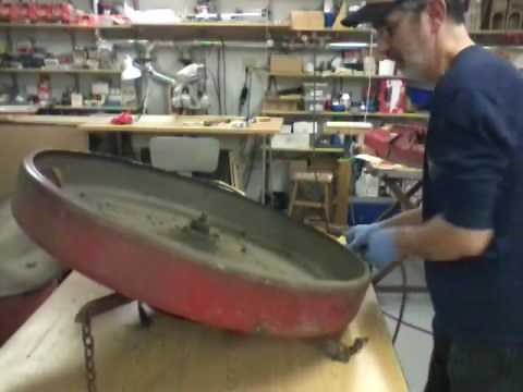 59. Disassembling the mower deck on my snapper rear engine ryder 1of 2