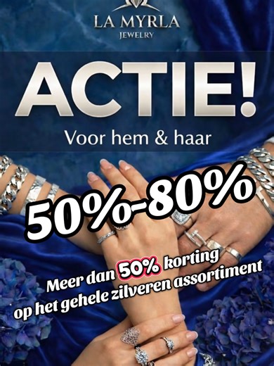 Juwelenactie: 50-80% Korting op Zilver in Beverwijk