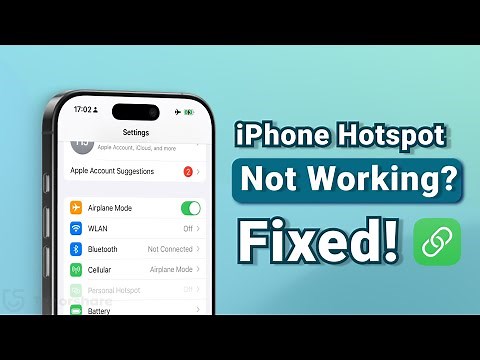 iPhone Personal Hotspot Not Working? Fix It Now!!! 2025 New