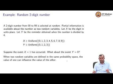 Lecture 1.5 - Mutiple random variables: Joint PMF of two discrete random variables