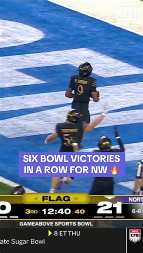Six Straight Bowl Wins For NW 🔥