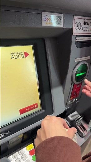 How to deposit cash into your ADCB account using a debit card at an ATM? #adcb #uae