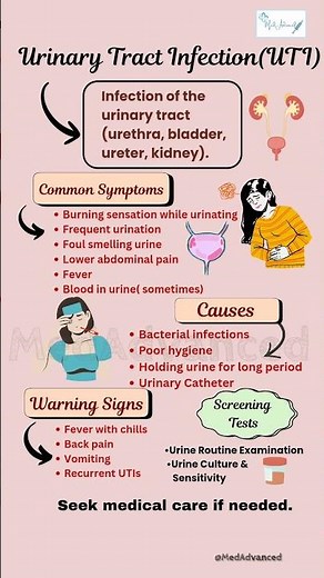 UTI: Causes, Symptoms & Warning Signs 🚨