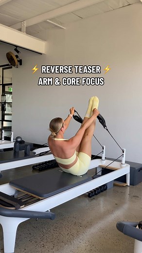 Reverse Teaser Arm and Core Workout on Reformer