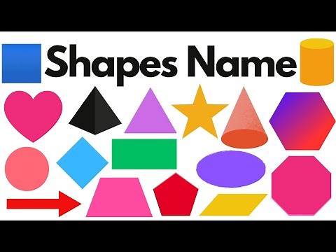 Shapes Name | Shapes | Names of Shapes | Learn Shapes | Shapes for Kids | Geometric Shapes