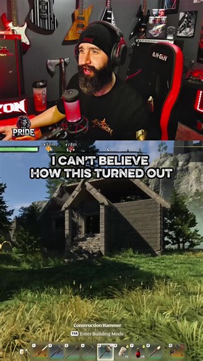 Enshrouded gameplay. Built the Hunters Cabin. This build is by far my favorite. Feel free to follow me for more of this survival game. #enshrouded #survivalgame #basebuild #gameplay #gamingontiktok