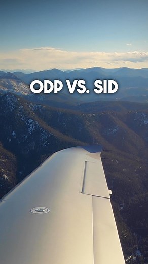What is the difference between an obstacle departure procedure or an ODP and a standard instrument departure?, or a SID? Both can actually be printed graphically, though SIDs are always graphical, and ODPs are usually textual. But the difference comes down to their purpose. An ODP solely exists to keep you clear of obstacles on departure. The route that it takes may not be optimal for traffic flow, but it will keep you clear of obstacles. On the other hand, a SID—a standard instrument departure