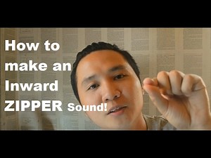 How to make an Inward Zipper Sound - 1 MINUTE BEATBOX LESSON